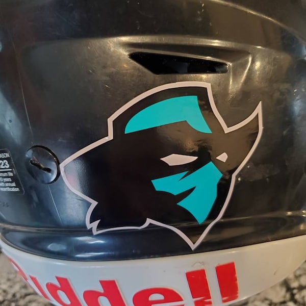 Custom Helmet Stickers for Logos & Names - Custom Stickers - Custom ...
