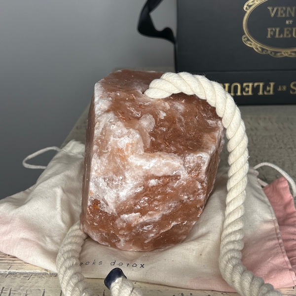 Shower Salt Rock 100% Natural Pink Himalayan Salt Rock Shower Steamer ...