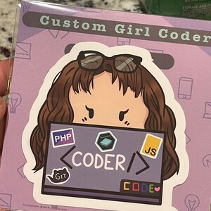 Full Stack Developer Holographic Sticker Computer Geeky Gifts Computer ...