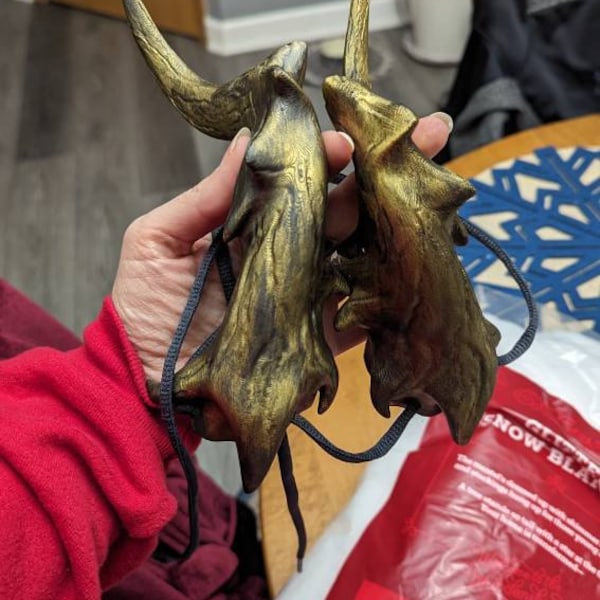 Horn Style 33 Raw 3D Print for Costume and Cosplay Accessories - Etsy