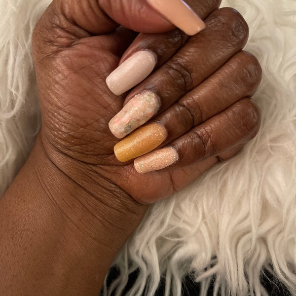 Peaches ‘n’ Cream Bundle- Dip Powder, Dip Powder for Nails, Nail Dip ...