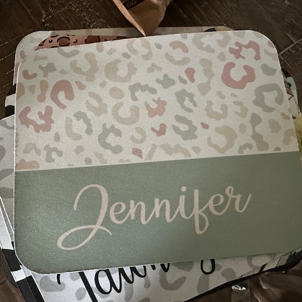 Personalized Mouse Pads - Monogrammed Mouse Pad -round or Retangle ...