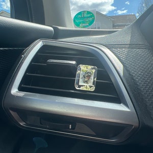 Mini Personalized Resin Photo Car Vent Clip, Anniversary/couples Gift ...