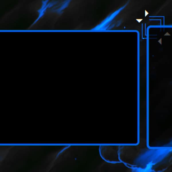 Blue Night Animated Stream Overlay Pack | Twitch Overlay Package ...