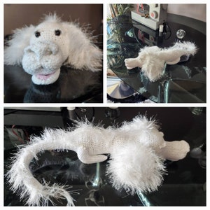 Amigurumi Crochet Pattern for Falkor Inspired Luck Dragon. Instruction ...