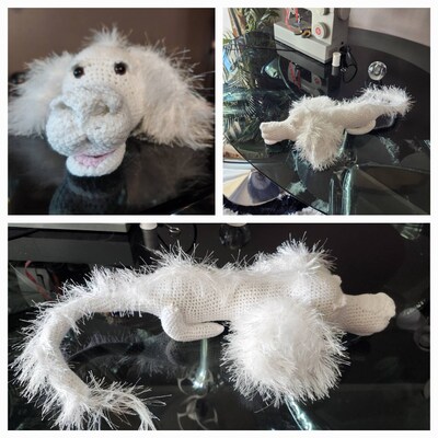 Amigurumi Crochet Pattern for Falkor Inspired Luck Dragon. Instruction ...