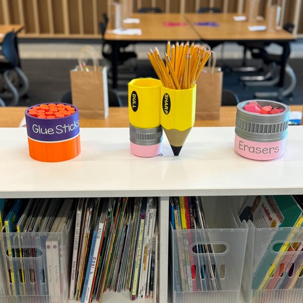 The Glue Stick Bucket for Teachers, Made in the USA! - Etsy