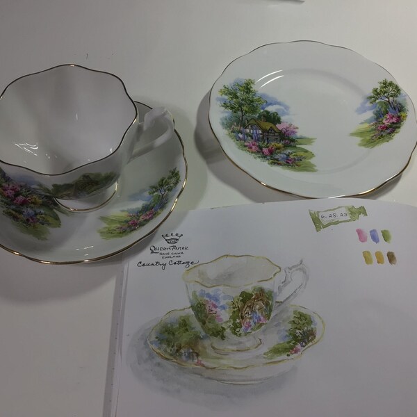 Royal Albert Polka Dot Pink Teacup and Saucer, Bone China England ...