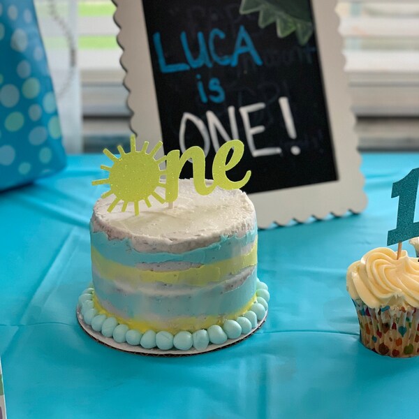 Sun One Cake Topper, Sun Themed 1st Birthday Cake Topper, You Are My ...