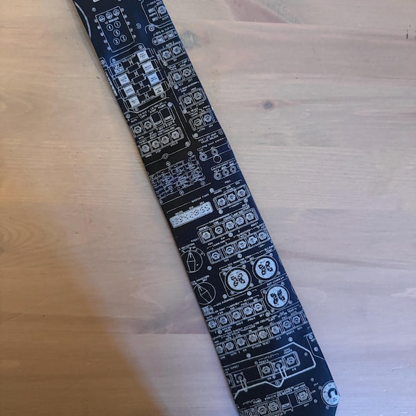 Circuit Board Tie. Short Circuit Print, Men's Necktie. Geeky Grad Gift ...