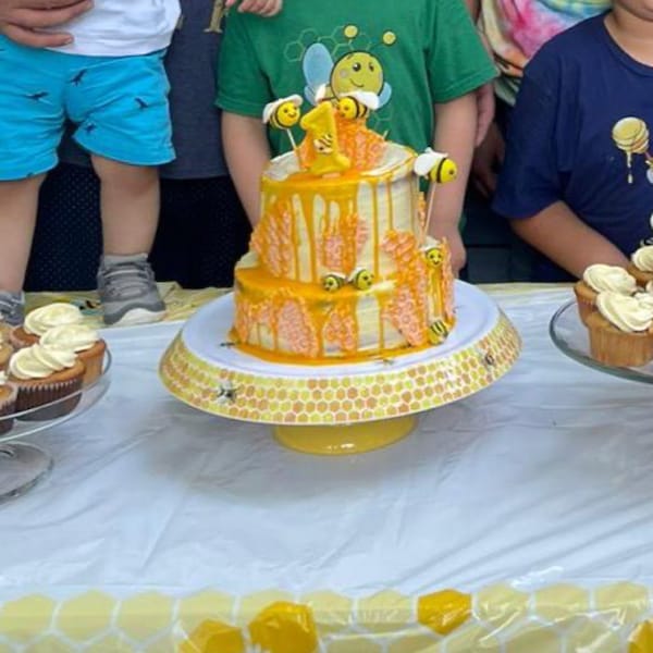 Bee Birthday Candle, Bumblebee Party Decor, Bumble Bee Party Decor ...