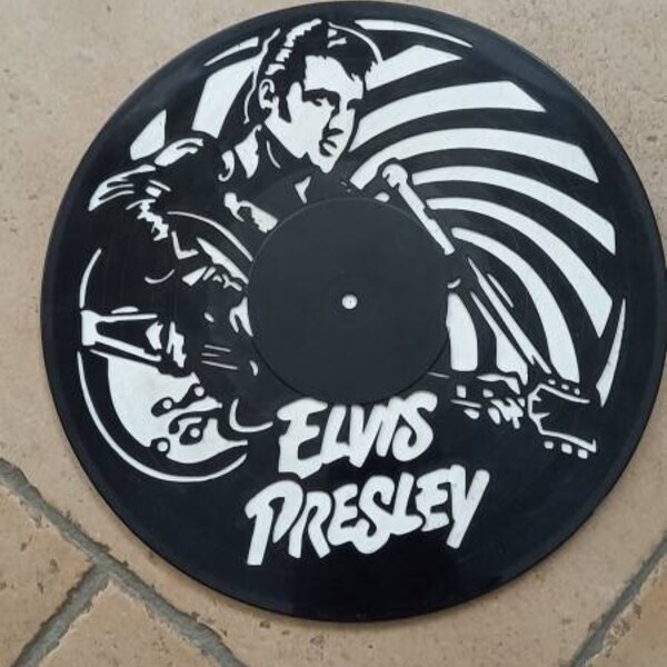 Elvis - Elvis Presley - Laser Cut Vinyl LP Record Template (FILES ...
