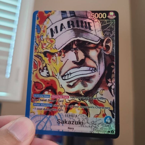 Leader Card | Custom Handmade Anime Trading Cards | TCG - Etsy