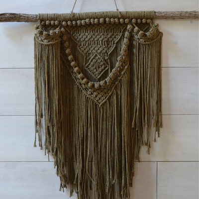 Macrame Wall Hanging Pattern DIY Macrame EBOOK Pattern Macrame Basket Tutorial Macrame Wall ...