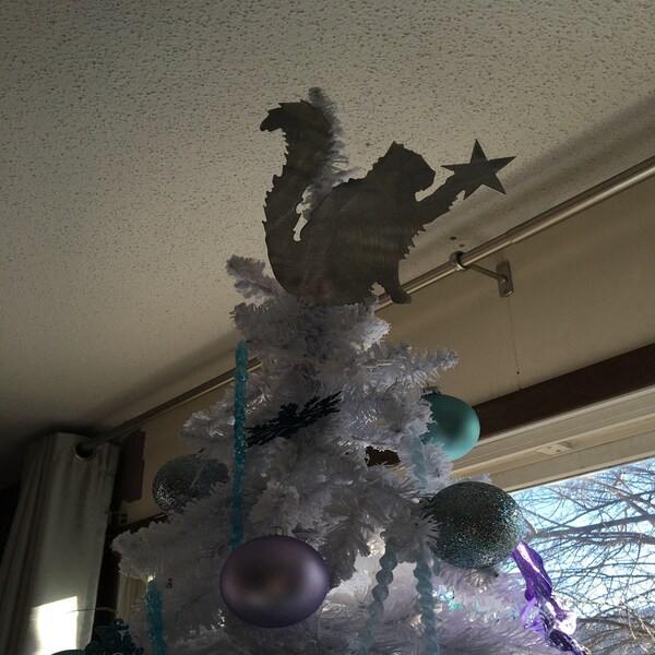 Fluffy Kitty Cat, Cat Christmas Tree Topper, Persian Cat, Furry, Wreath ...
