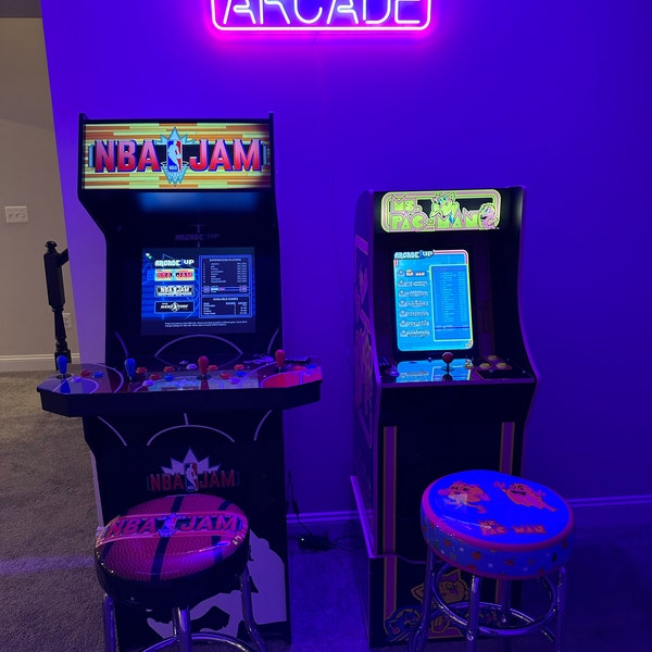 Retro Arcade Neon Sign - Customize Your Arcade / Mancave LED Sign - Etsy