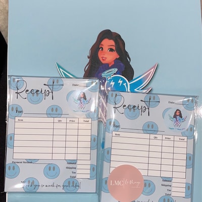 Personalized Small Business Receipts Receipts for Small Businesses ...