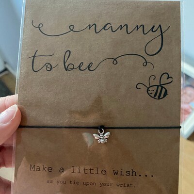Nanny Grandad Auntie Uncle Mummy Daddy to Be Bee Baby - Etsy
