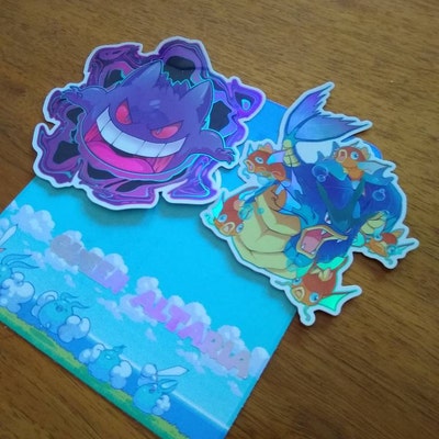 Gyarados Magikarp Holo Vinyl Sticker for Hydroflask Laptop Car Tumbler ...