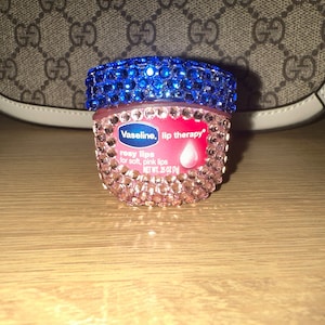 Bling Mini Vaseline Lip Therapy Bedazzled W/ Rhinestones - Etsy
