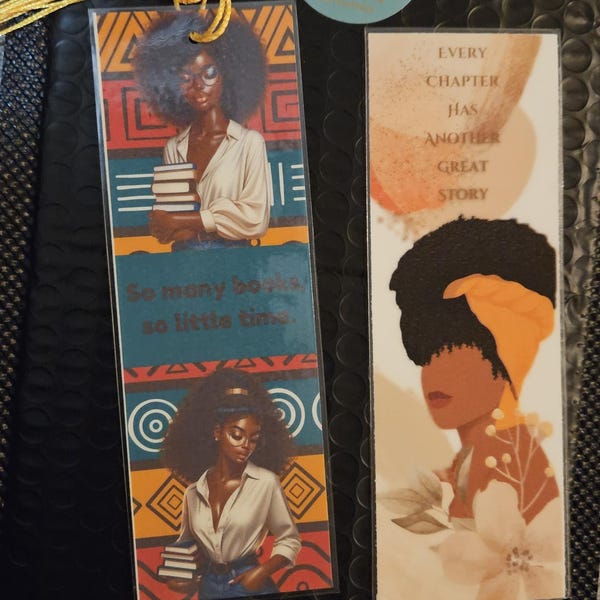 Bookmarks for Black Women | Melanin Bookmarks | African American ...