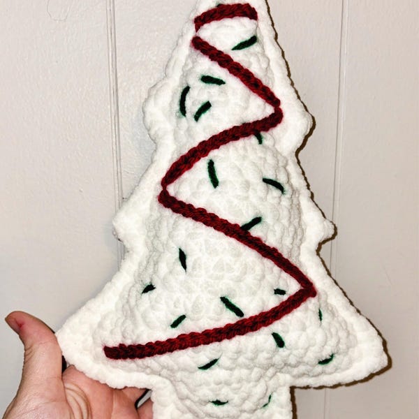 Christmas Tree Cuddler Crochet Pattern by Sheepish Stitches | Christmas ...