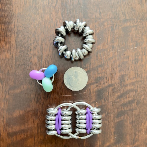 The Pocket Vortex, Infinity Fidget Toy, Sensory Stim Focus Tool by Floppy Links Fidgets - Etsy