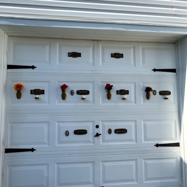 Mausoleum Niche Plaques and Accessories for Halloween; Graveyard ...
