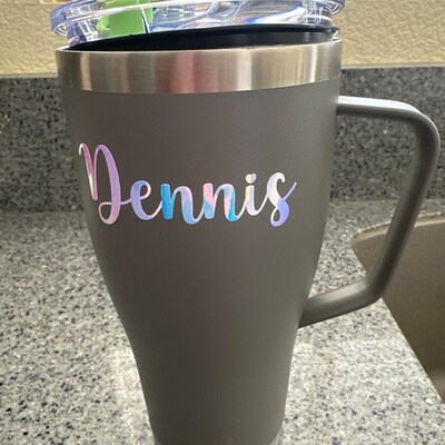 Scribble Heart Decal, Doodle Heart Sticker, Holographic Vinyl Decals ...