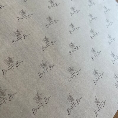 Personalised Packaging Paper Printed Translucent Baking - Etsy UK