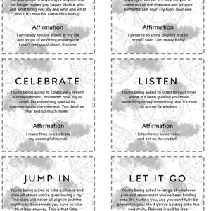 Affirmation Bundle, Printable Affirmation Coloring Card Deck ...