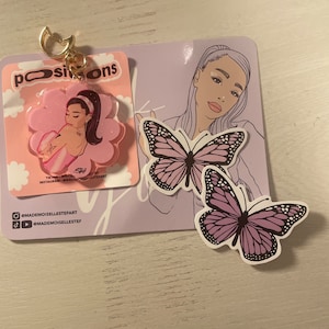 Ari Inspired Keychain Ari Keychain Butterfly Holographic - Etsy