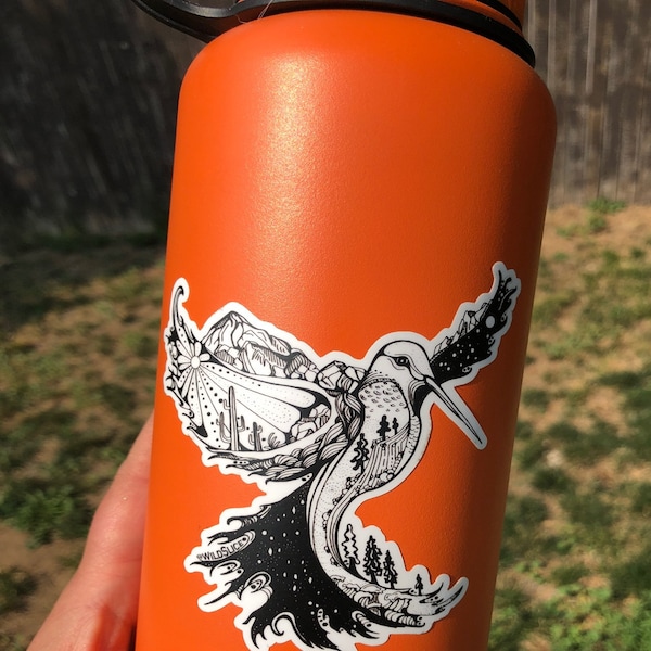 Hummingbird Phoenix Vinyl Sticker Weatherproof and Durable - Etsy