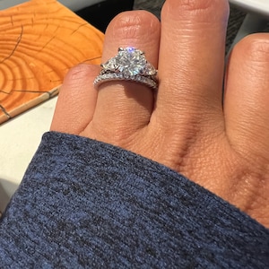 1/2 Ct Stacking Solitaire Engagement Ring Classic Wedding | Etsy