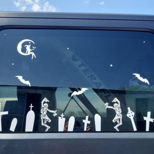 Goth Car Decal | Goth Car Decor | Goth Car Accessories | Spooky Season ...