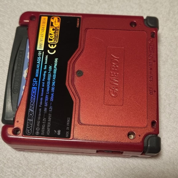 Gameboy Advance Sp Holographic Back Stickers - Etsy