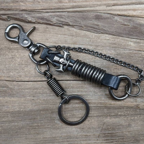 Chain Belt Hook Wallet Vintage Chain Wallet Chain Biker Long Wallet ...