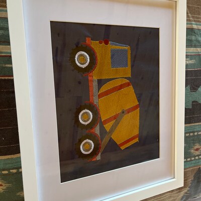 Construction Machines Design for Embroidery Machine Digital Graphic ...