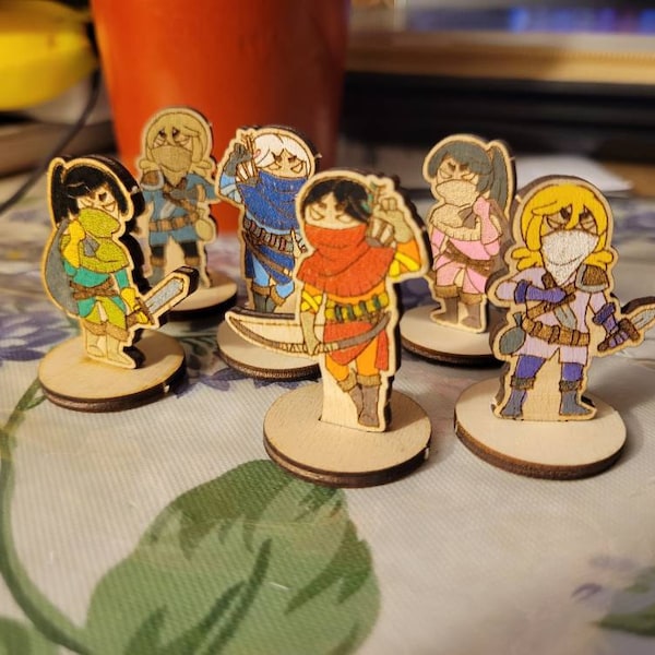 Bandit Miniature (set of 6) | Dungeons and Dragons | Dnd | Pathfinder ...