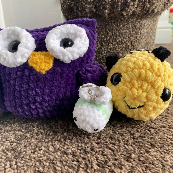 Mystery Plushie Box! Crochet Handmade Plushies Surprise Box/bag - Etsy