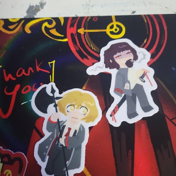 Limbus Company EGO Vinyl Stickers // Don Quixote, Heathcliff, Faust ...