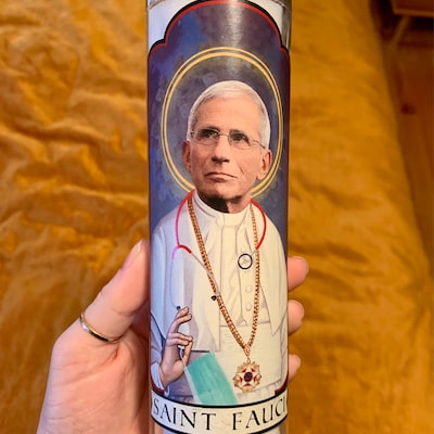 DR FAUCI Saint Fauci Celebrity Prayer Candle Gift - Etsy