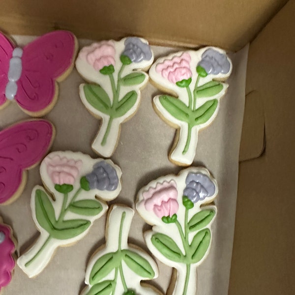 Spring Flowers Cookie Cutter - Garden Flower Cookie Cutter - Spring ...