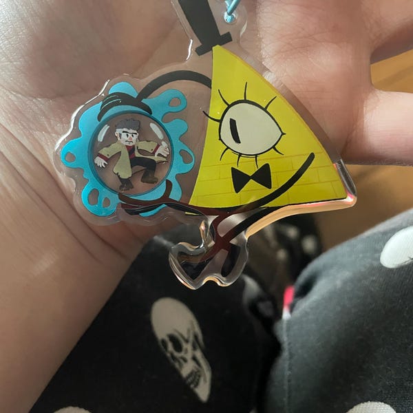 Bill Cipher and Ford 3D Keychain - Etsy UK