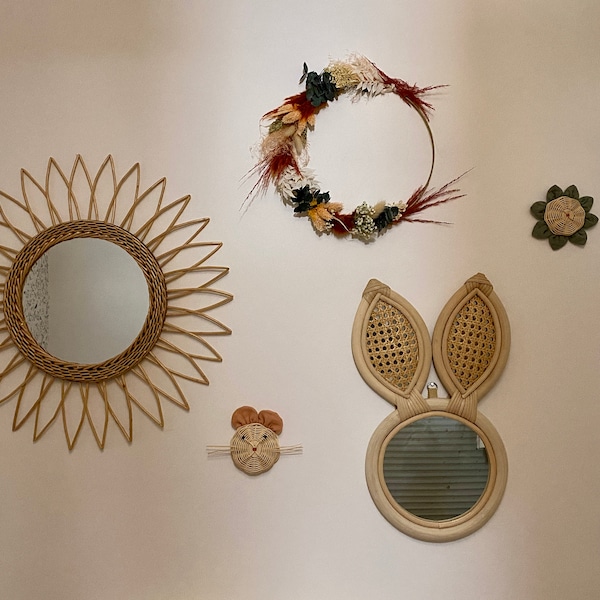 Rattan Mouse Trophy, Nursery and Baby - Etsy