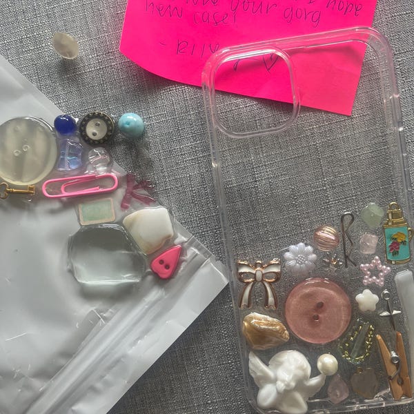 Custom Resin Charm Phone Case EXAMPLE - Etsy