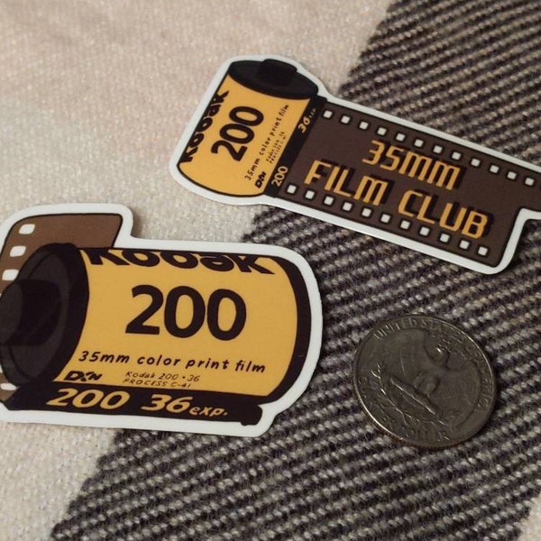 35mm Roll of Film Glossy Sticker, Die Cut Sticker - Etsy
