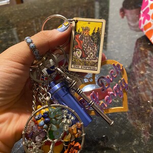 Wheel of Fortune Tarot Card Keychain Wheel of Fortune Gift | Etsy