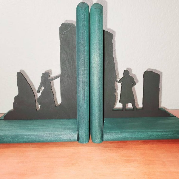 Outlander Bookends/outlander Gift/scotland/book Shelf/craigh Na Dun ...