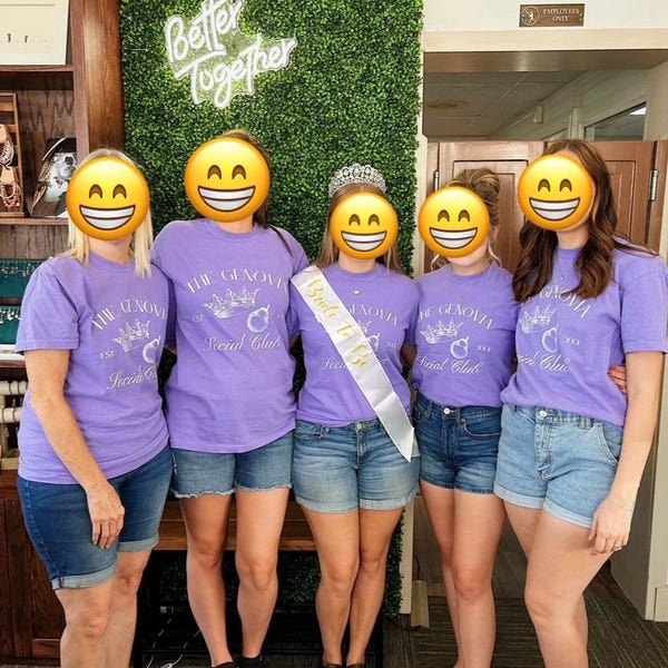 Genovia Social Club Personalized Princess Diaries Comfort Colors ...
